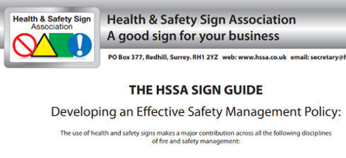 The HSSA Sign Guide, a Good Sign for your Business