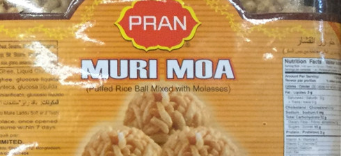 Allergen Recall: Pran Muri Moa (Puffed Rice Balls Mixed with Molasses)